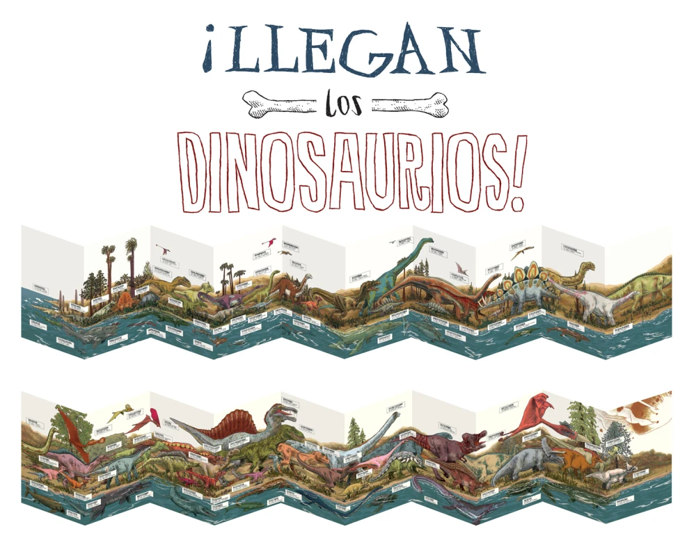 ¡Llegan los dinosaurios! | Barbara Fiore Editora